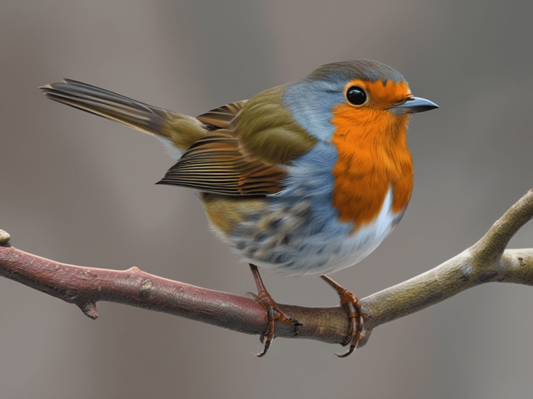 Red Breasted Robin: Charming Garden Visitor and National Bird of ...
