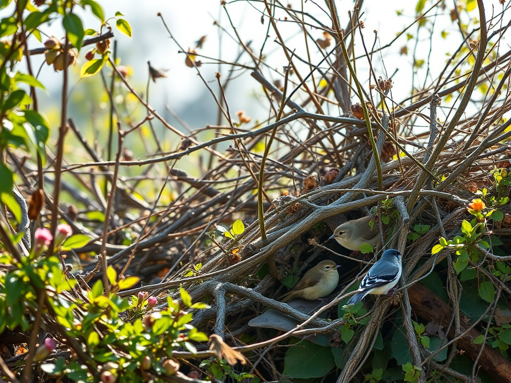 The Importance of Dead Hedges for Wildlife – Earthly Comforts