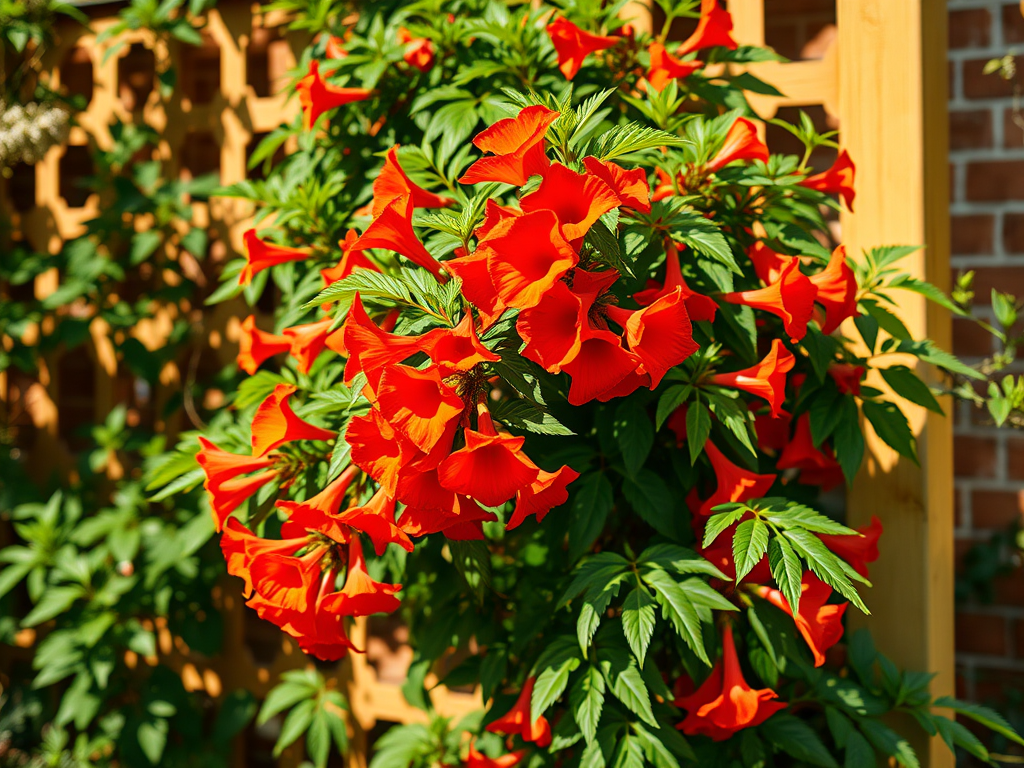 Trumpet Creeper in the UK Garden: Exotic Blooms, Bold Growth – Earthly ...